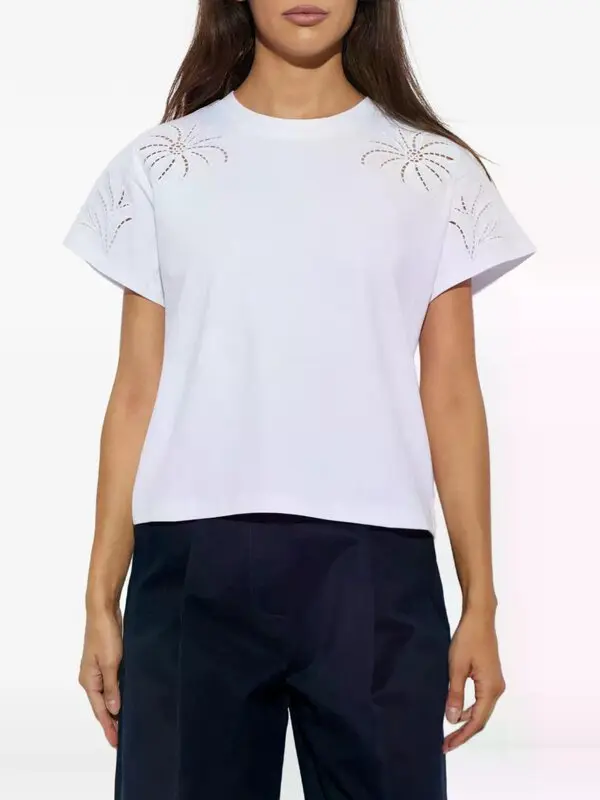 Rag & Bone Openwork-trim T-shirt