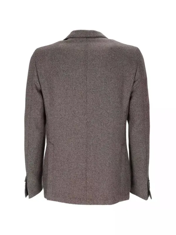 BRANDO Herringbone-pattern Blazer