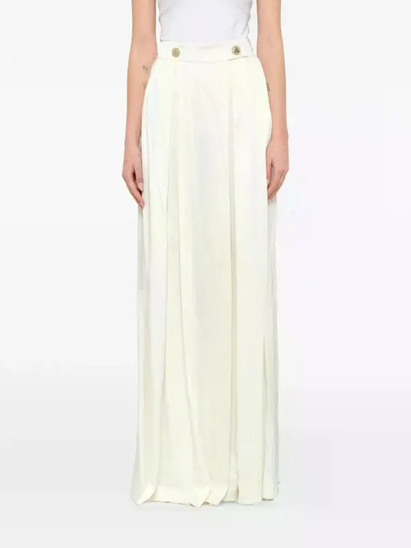 LANVIN Button-detail Pleated Trousers