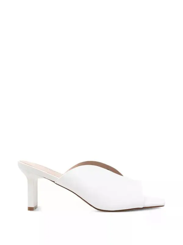 SERGIO MORETTI FIRENZE V-cut Open-toe Sandals - White
