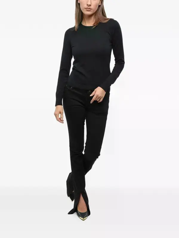 DIESEL® Crew Neck Logo Detail Sweatshirt - Black