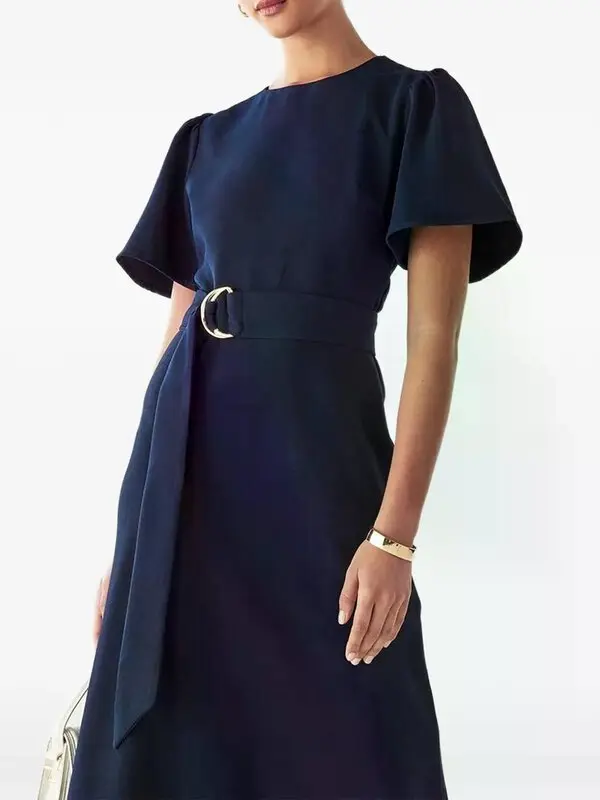 WILLA Bessi Belted Midi Dress