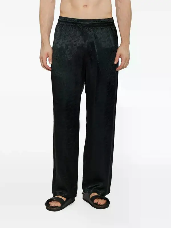 DIESEL® Logo-jacquard Elasticated-waistband Trousers