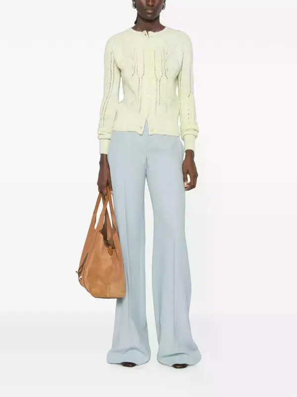 Ermanno Scervino Light Pressed-crease Palazzo Pants