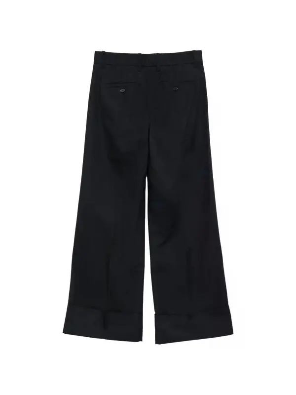 FRAME Cuffed Palazzo Pants