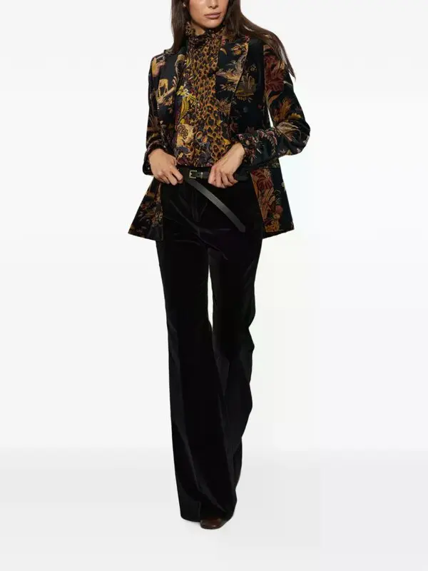 Etro Animal-print Silk Top