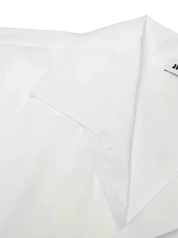 JIL SANDER Short-sleeve Poplin Shirt - White