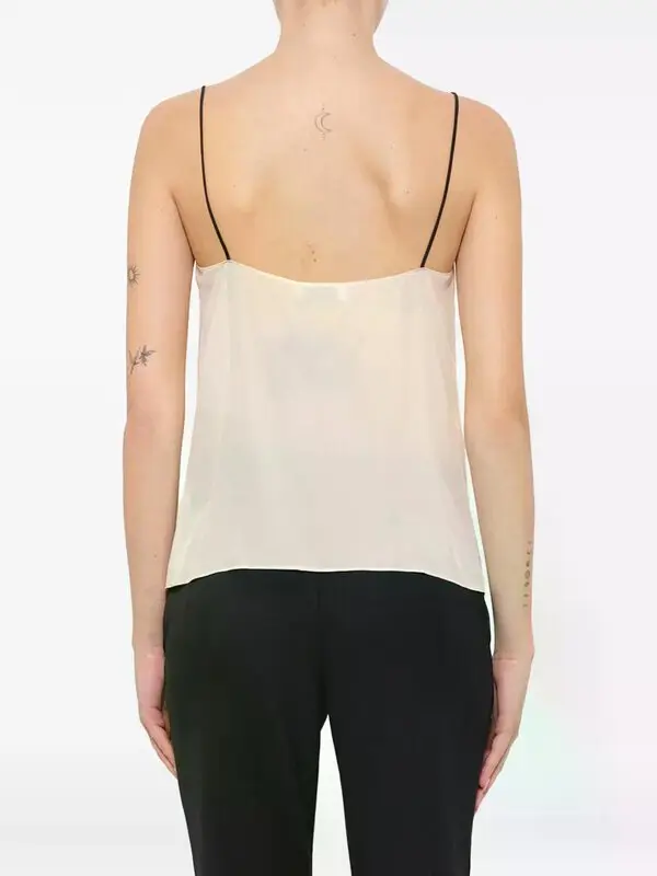 LANVIN Chevron-panel Camisole Top