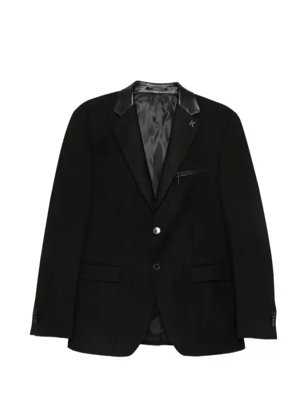 Karl Lagerfeld Crest Button-fastening Blazer