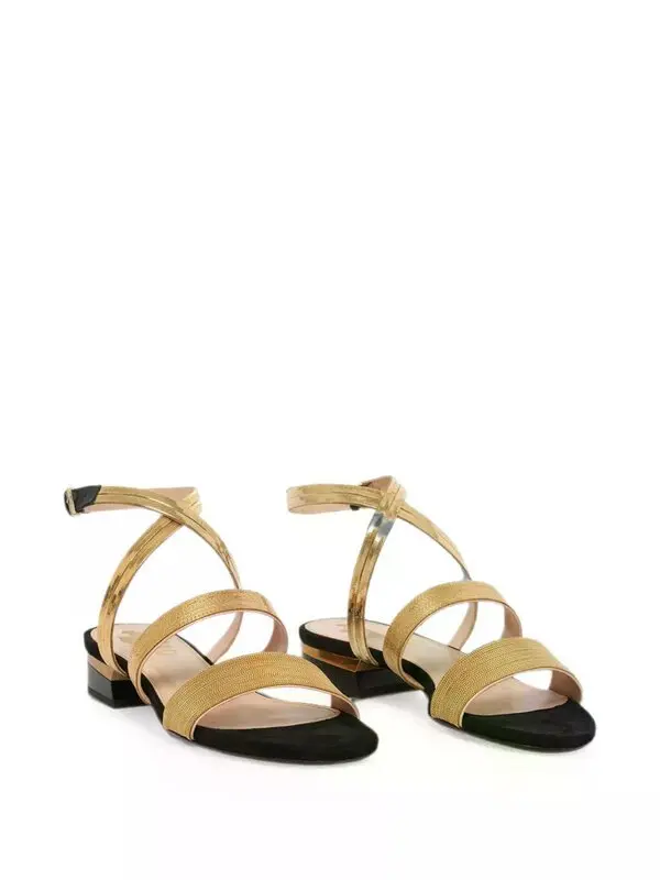 LANVIN Chain-detail Buckled Sandals