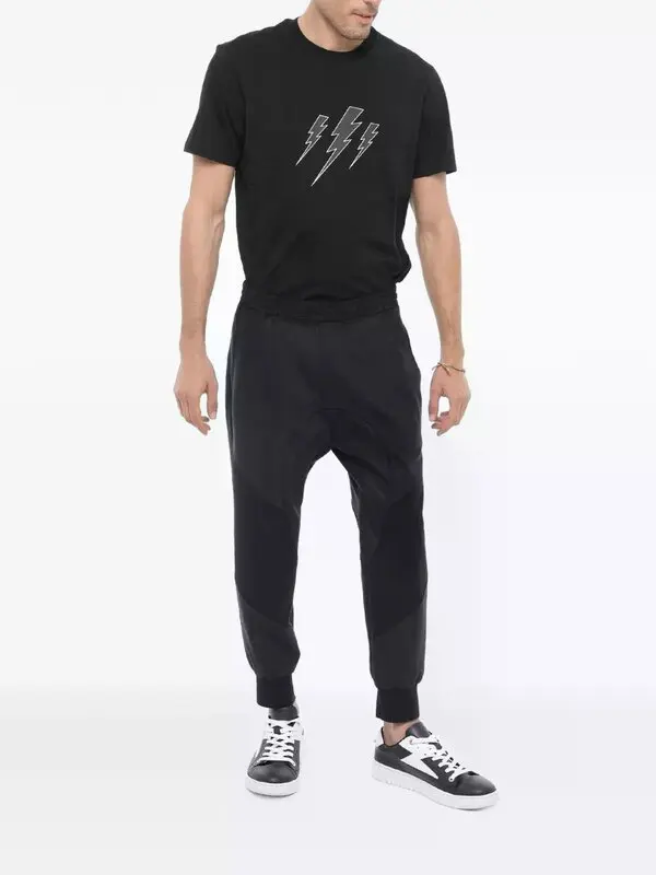 Neil Barrett Panelled Trousers - Black