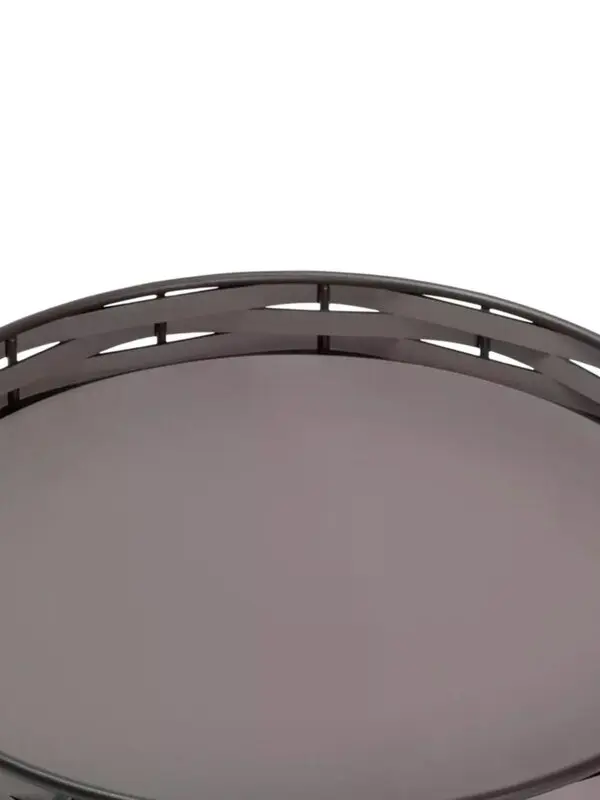 RUDI Woven-design Round Tray