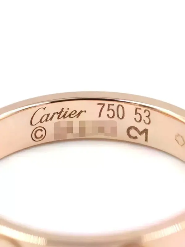 Cartier 18k Gold Love Ring - Pink