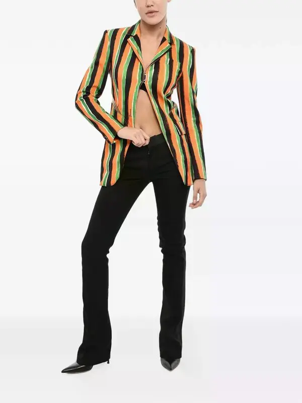 Dsquared2 Striped Cut-out Blazer