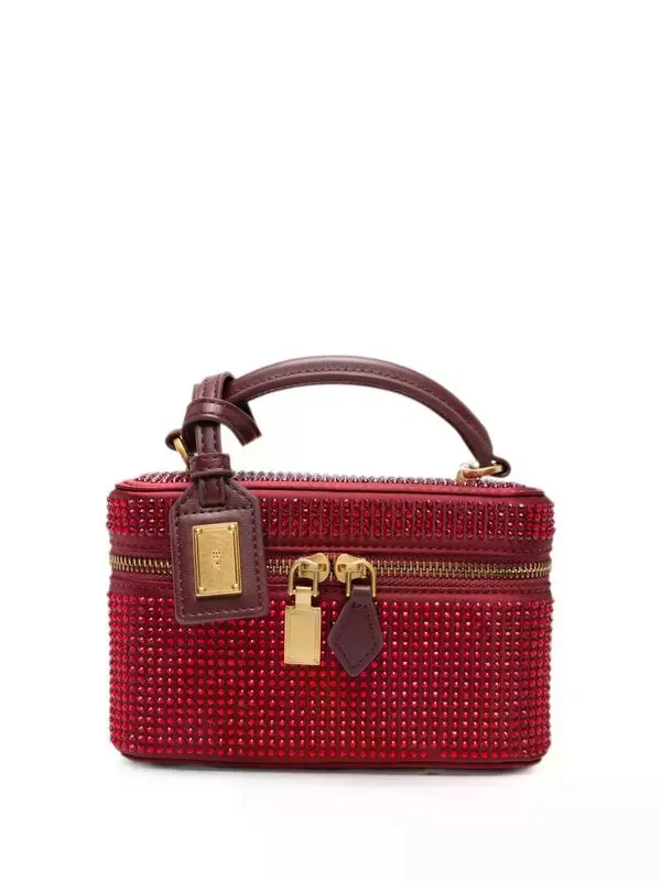 Jw Pei Cleo Crystal Embellished Box Bag - Red