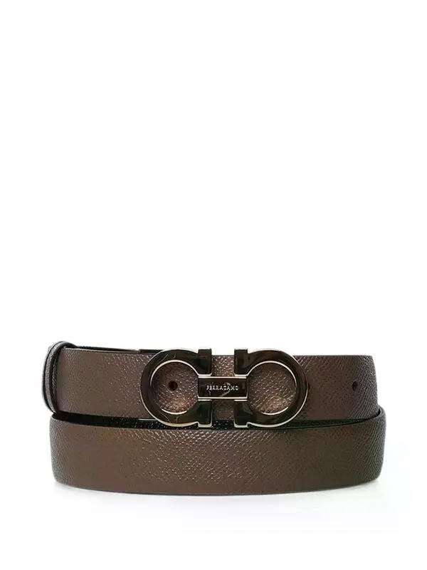 FERRAGAMO Gancini-buckle Reversible Belt - Brown