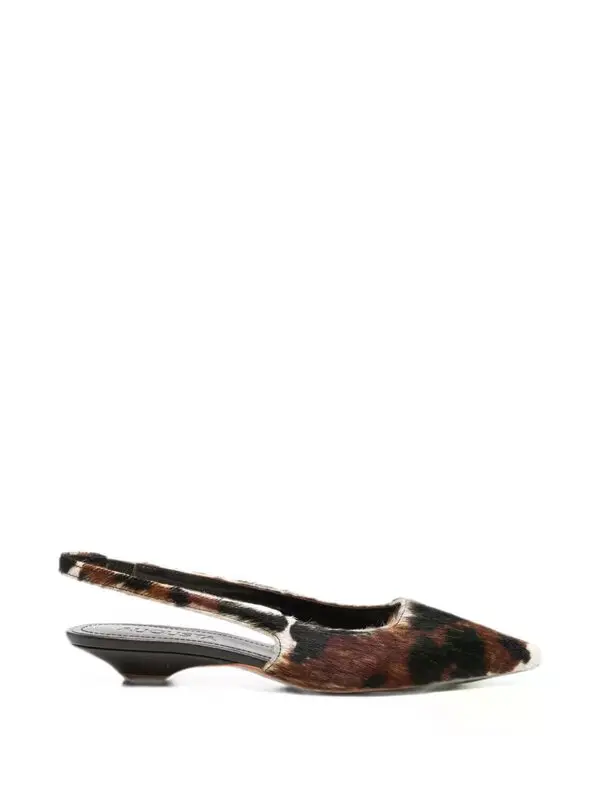AUGUSTA Harper Calf-hair Pumps - Brown