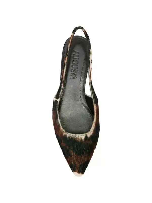AUGUSTA Harper Calf-hair Pumps - Brown