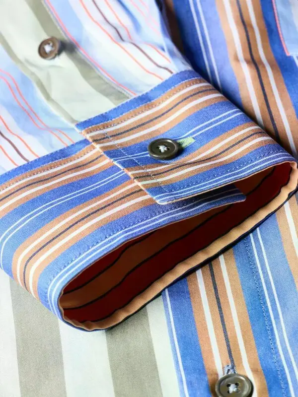 Paul Smith Mix-up Stripe Cotton Shirt