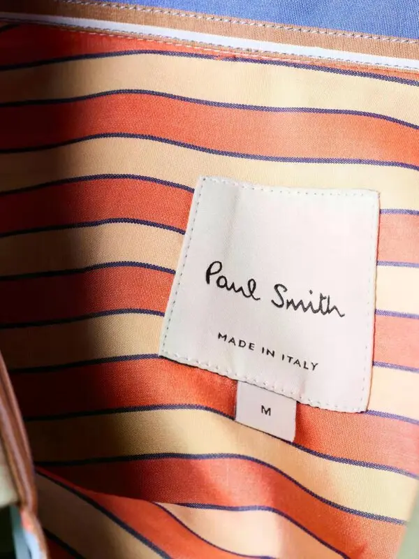 Paul Smith Mix-up Stripe Cotton Shirt