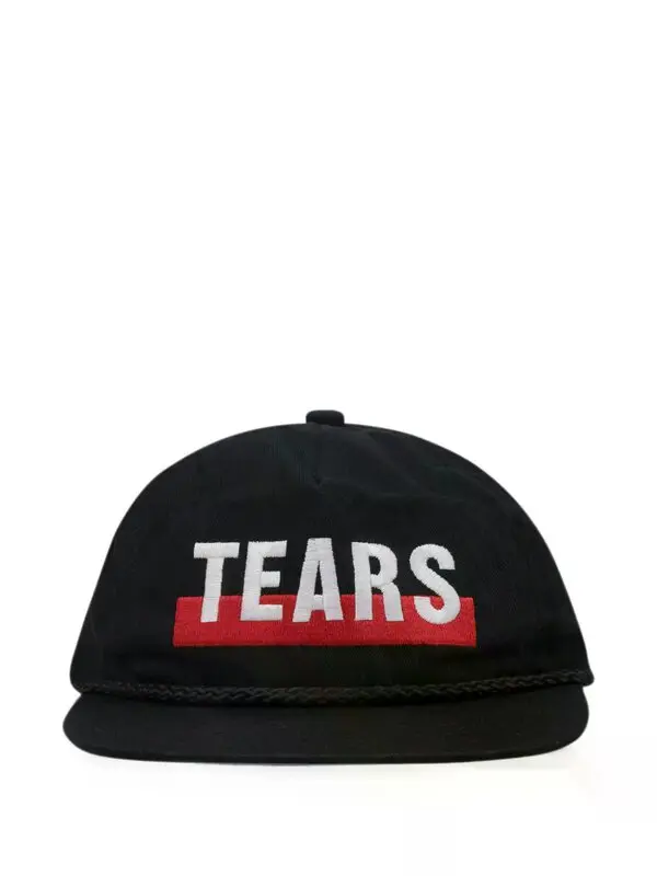 DENIM TEARS Logo-embroidered Baseball Cap - Black