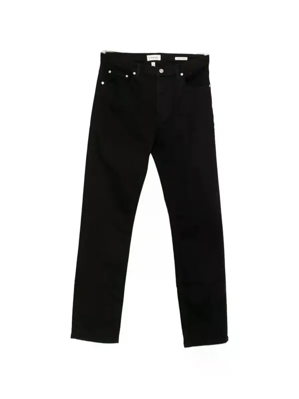 FRAME Modern Straight Mid-rise Jeans - Black
