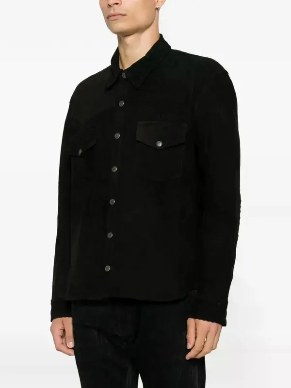 ANTIK DENIM Whipstitch-detail Western-style Shirt