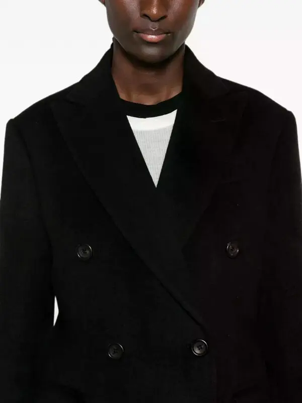 ERALDO Double-breasted Peaked-lapels Coat
