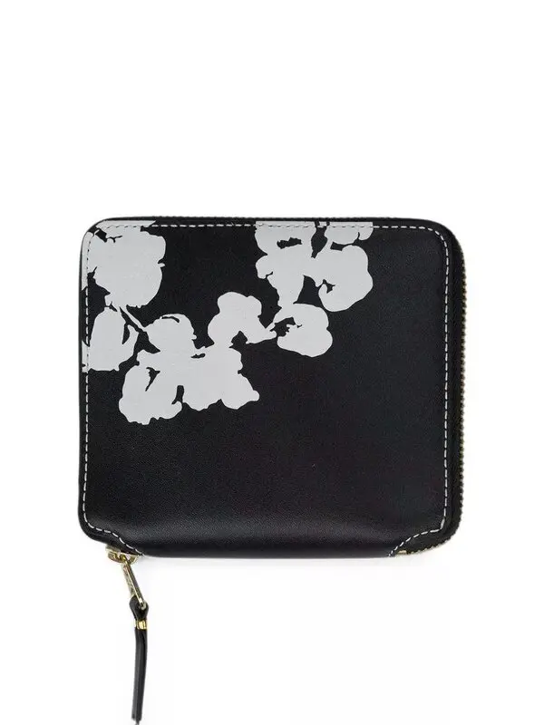 DENIM TEARS Cotton Wreath Wallet - Black