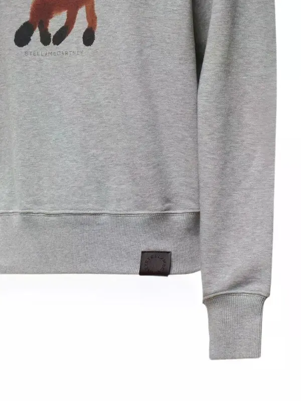 Stella McCartney Horse-print Raglan-sleeve Sweatshirt