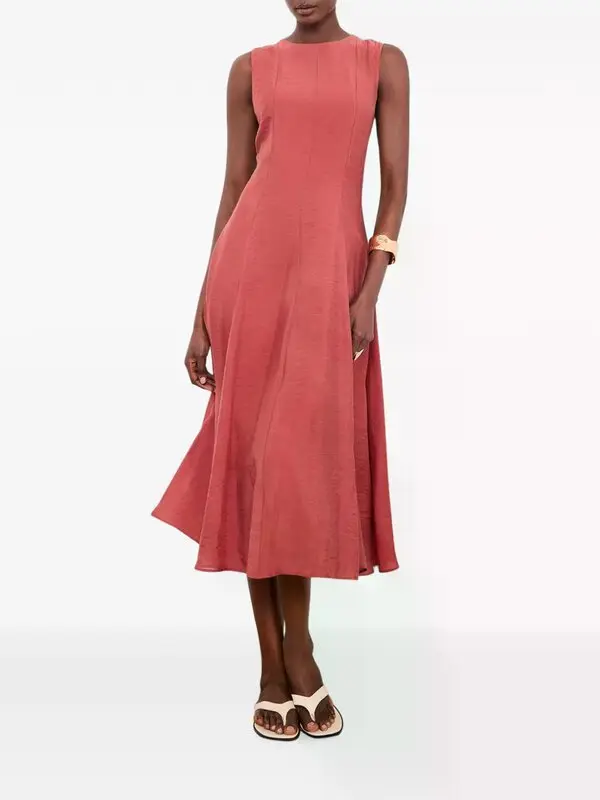 Mint Velvet Sleeveless Panelled Midi Dress