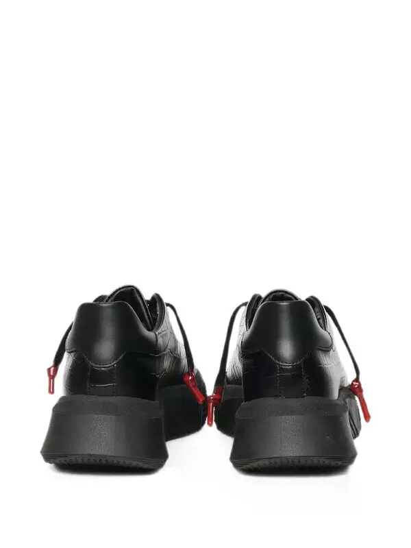 GIULIANO GALIANO Nemesis Crocodile-effect Sneakers