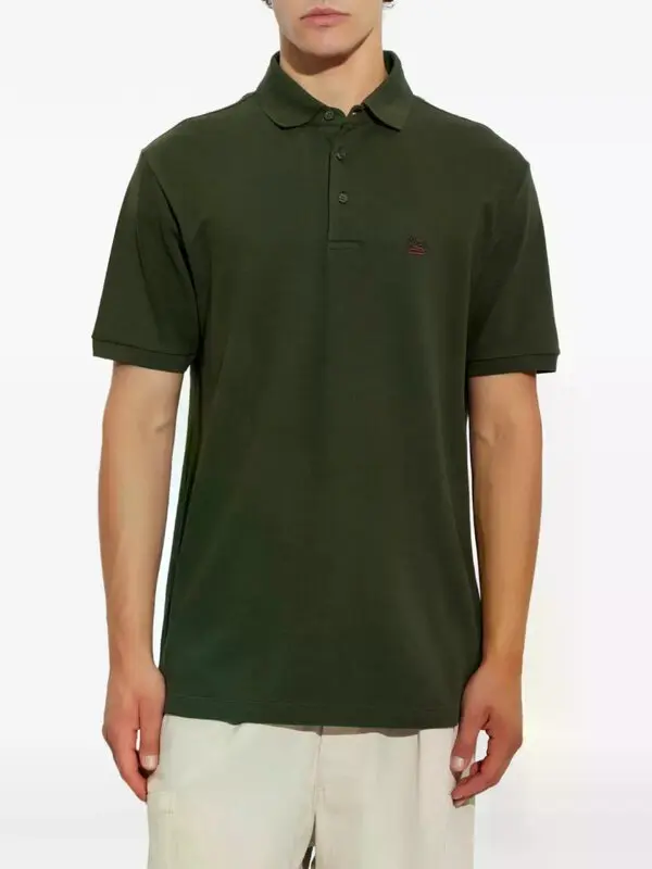 Etro Embroidered-logo Polo Shirt