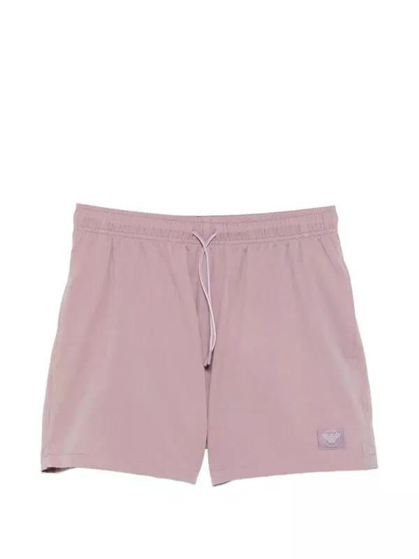 Emporio Armani Chevron Weave Swim Shorts - Pink