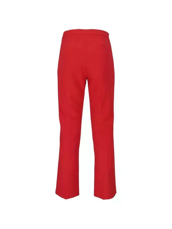 Elisabetta Franchi Straight-leg Trousers With Gold-tone Hardware