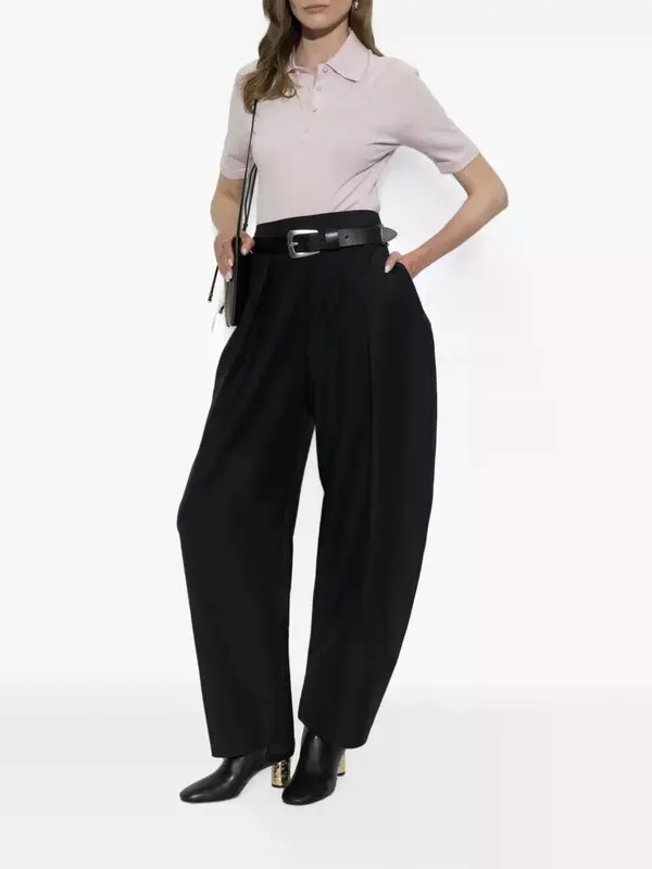 Givenchy Logo-print Cropped Polo Shirt - Pink