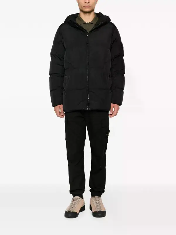 Stone Island Compass-patch Quilted Jacket