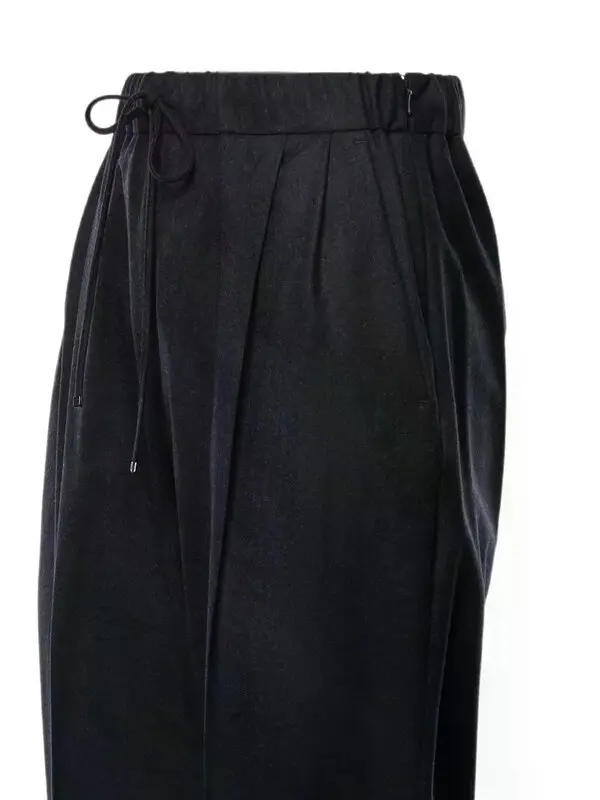 Max Mara Drawstring-waist Pleated Trousers