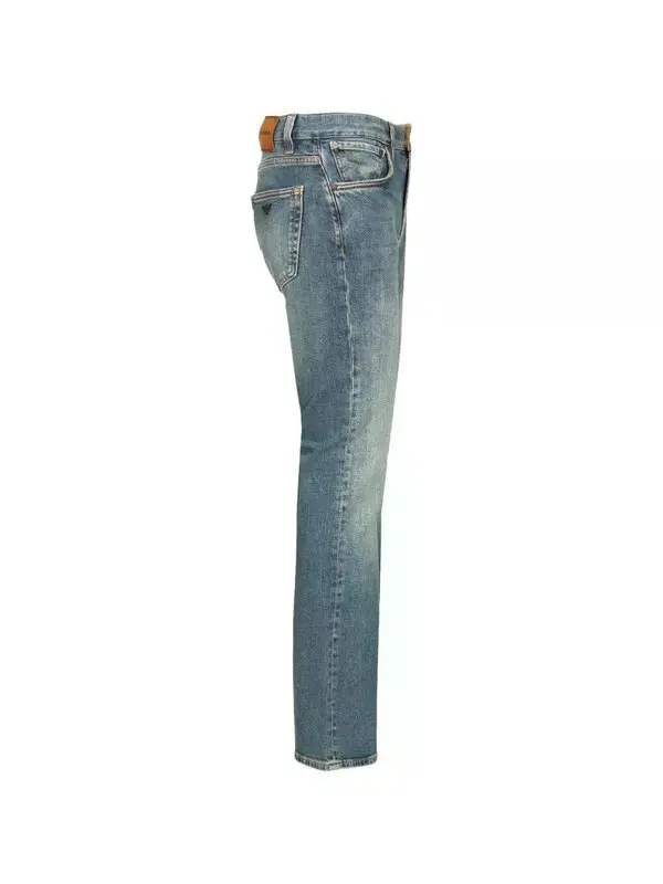 Emporio Armani Straight-leg Five-pocket Jeans - Blue