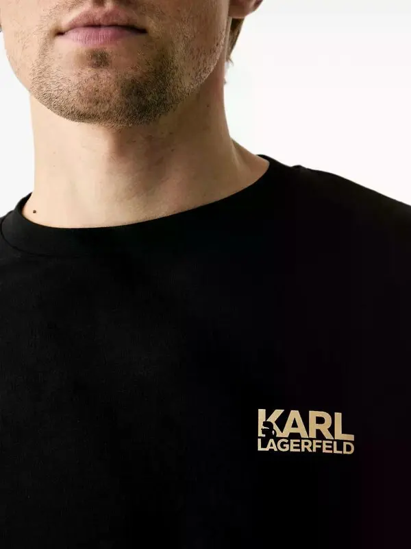 Karl Lagerfeld Logo-print Crew-neck T-shirt