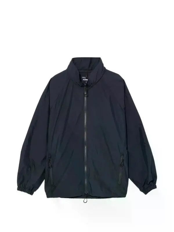 Comme Des Garçons High-neck Raglan-sleeve Jacket - Blue