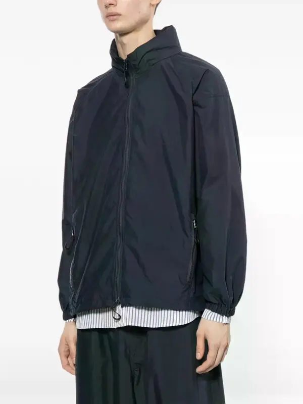 Comme Des Garçons High-neck Zip-up Jacket