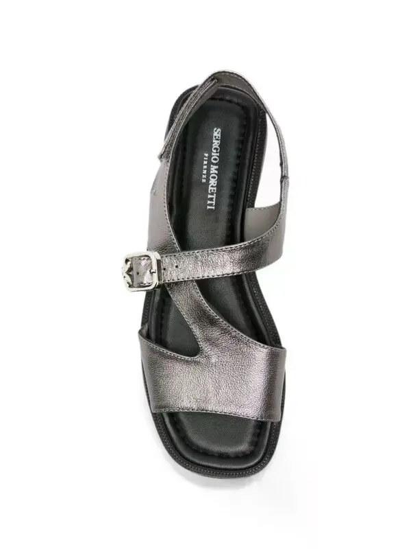 SERGIO MORETTI FIRENZE Buckle-fastening Slingback Sandals