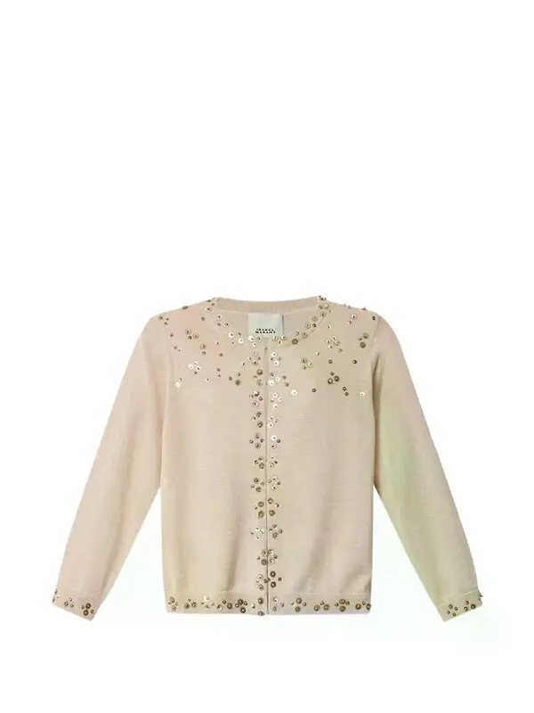 Isabel Marant Étoile Amaria Sequin Cardigan - Neutrals