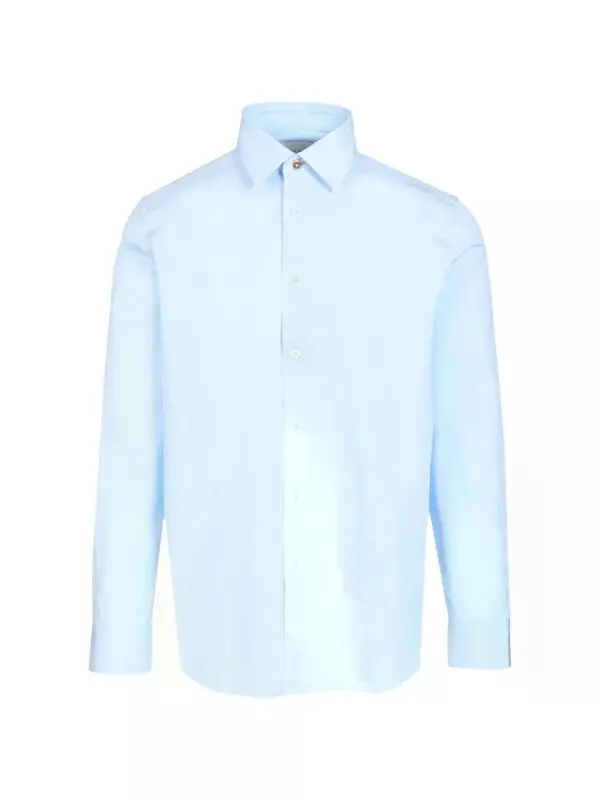 Paul Smith Artist Stripe Cuffs Shirt - Blue