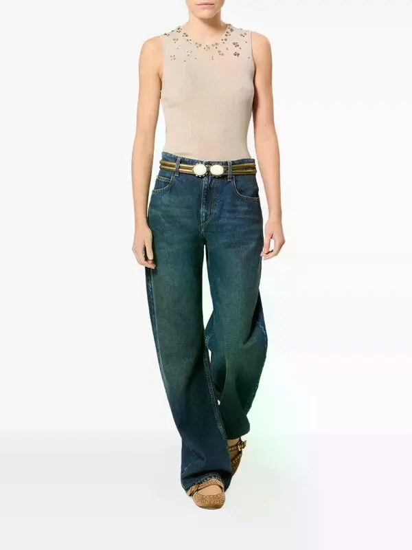 Isabel Marant Étoile Sleeveless Sequined Top - Neutrals