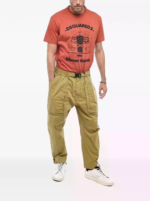 Dsquared2 Multi-pocketed Belted Cargo Pants