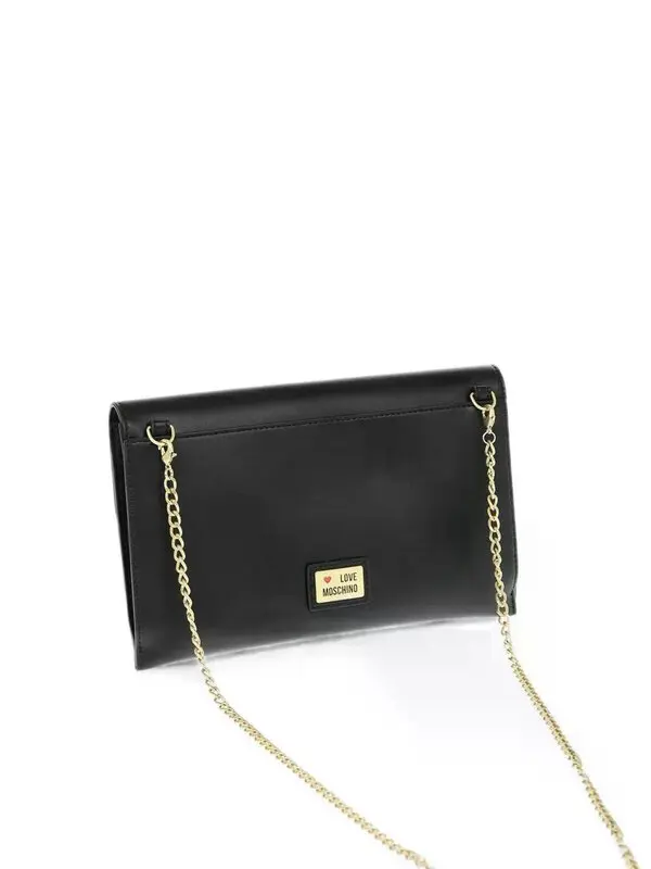 Moschino Heart Motif Chain Shoulder Bag