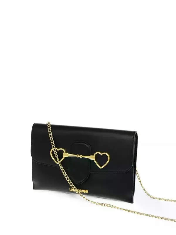 Moschino Heart Motif Chain Shoulder Bag
