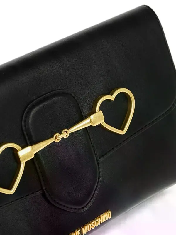 Moschino Heart Motif Chain Shoulder Bag